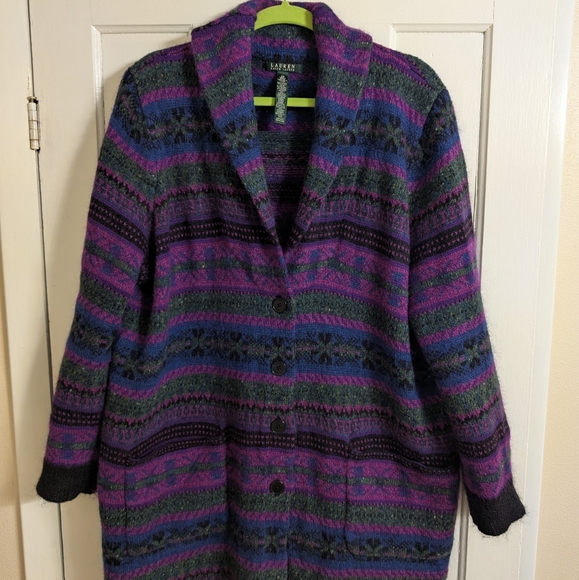 Lauren Ralph Lauren | Sweaters | Lauren Ralph Lauren Aztec Wool Sweater ...
